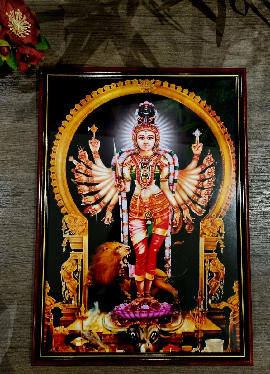 Sri Ashtadashabhuja Durga ( 18 hands Durga Devi) – Shri Brahmanya's