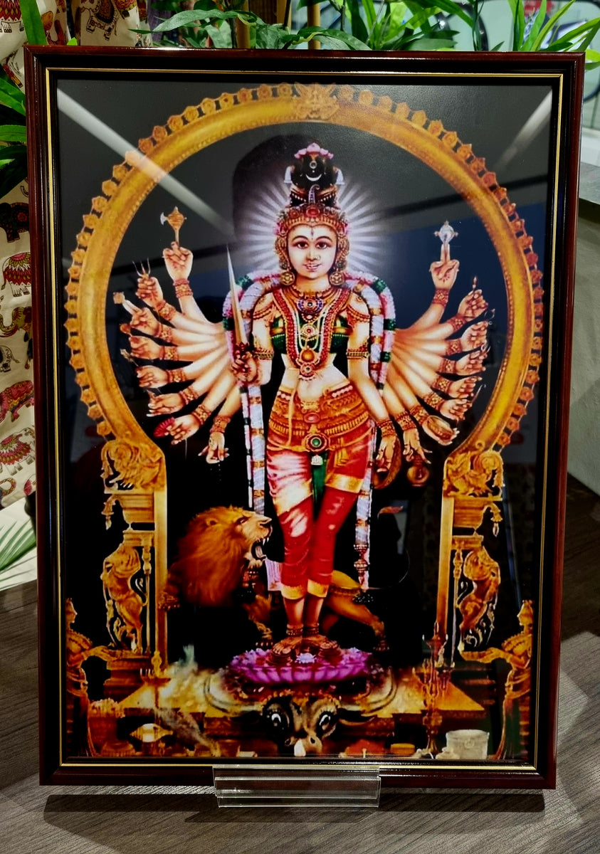 Sri Ashtadashabhuja Durga ( 18 hands Durga Devi) – Shri Brahmanya's